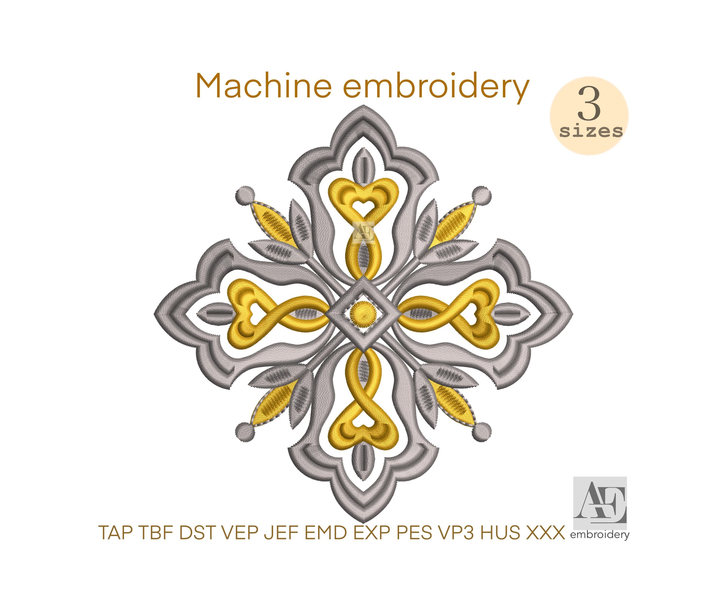 Holy Cross Machine Embroidery Design – Religious Design for Church ...