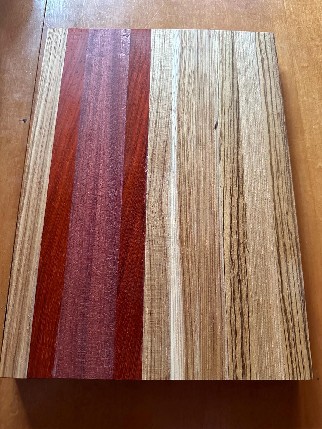 Multiwood Edgegrain Cutting Board 9x12x1 - Etsy