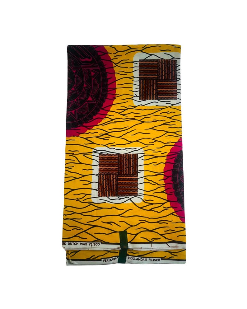 Yellow/pink or Purple Veritable Wax Hollandais Vlisco - Etsy