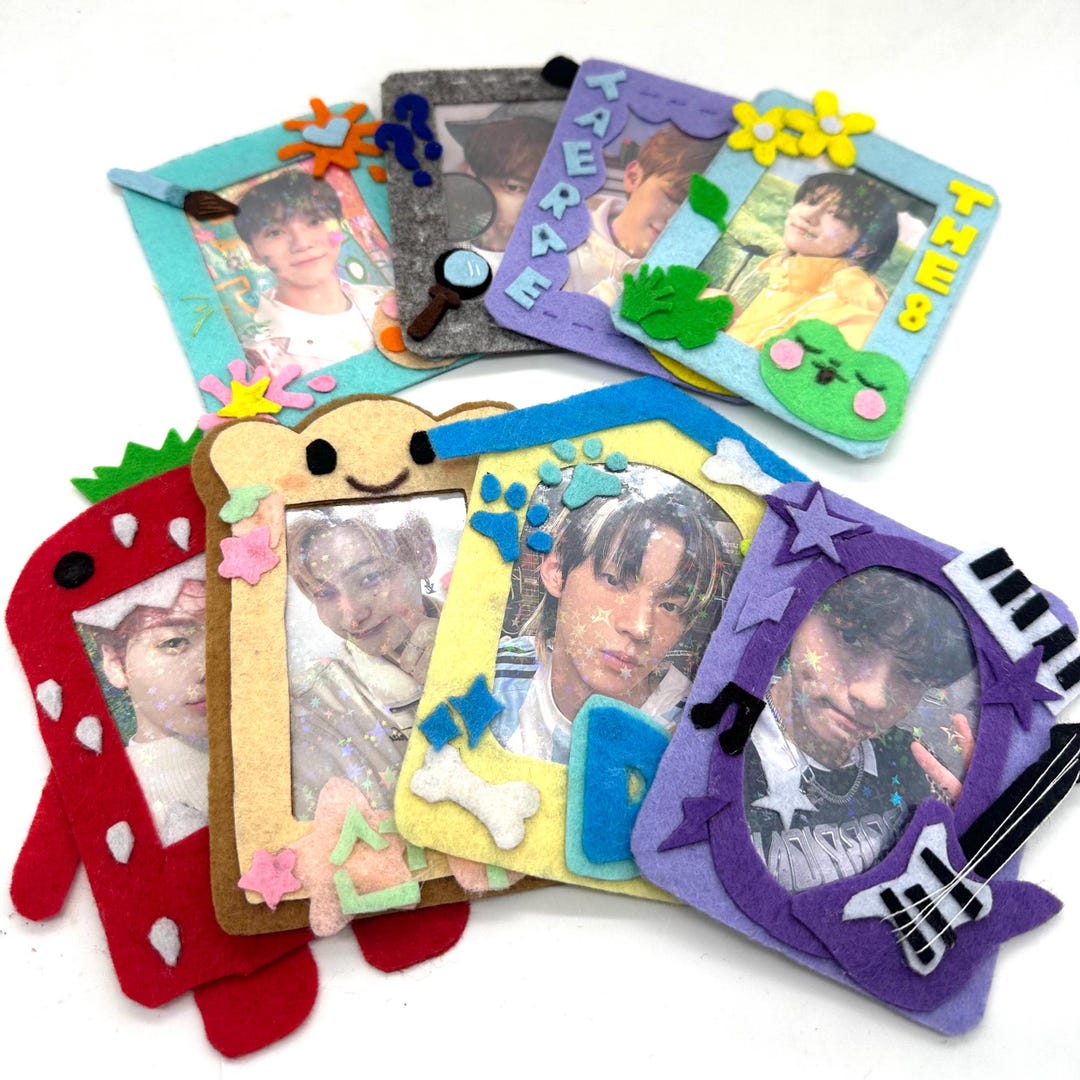 Felt Photocard Holder Toploader - Etsy