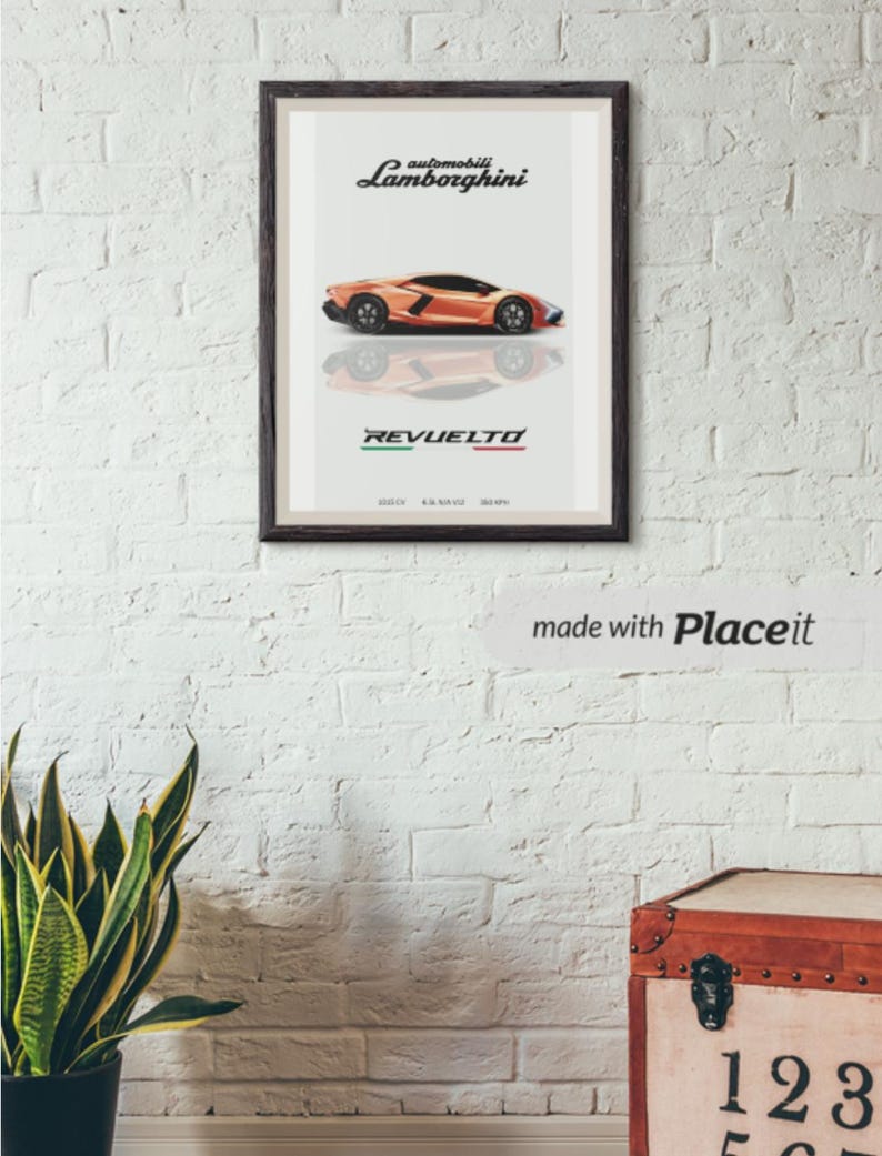 Lamborghini Revuelto Wall Poster - Etsy