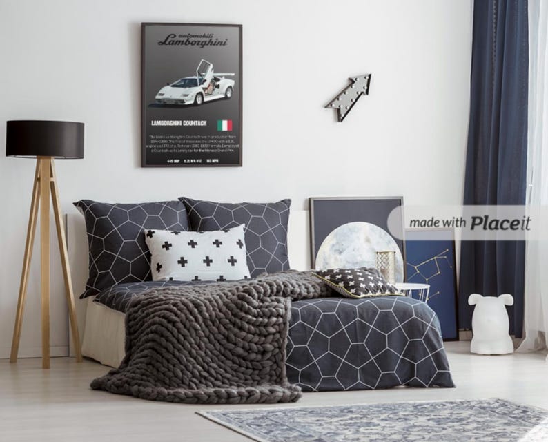 Lamborghini Countach Poster - Etsy