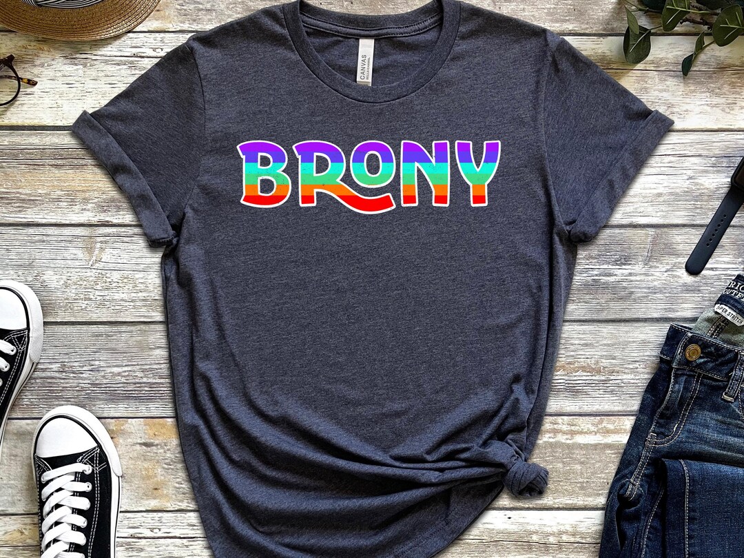 Brony Tee Shirt, Soft Short Sleeve T-shirt for Brony Fans, Male My ...