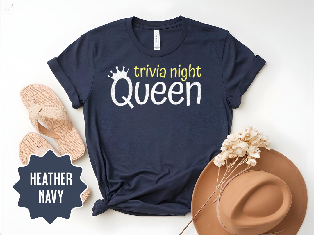 Trivia Night Queen Tee: Soft Women's Short Sleeve Shirt - Etsy
