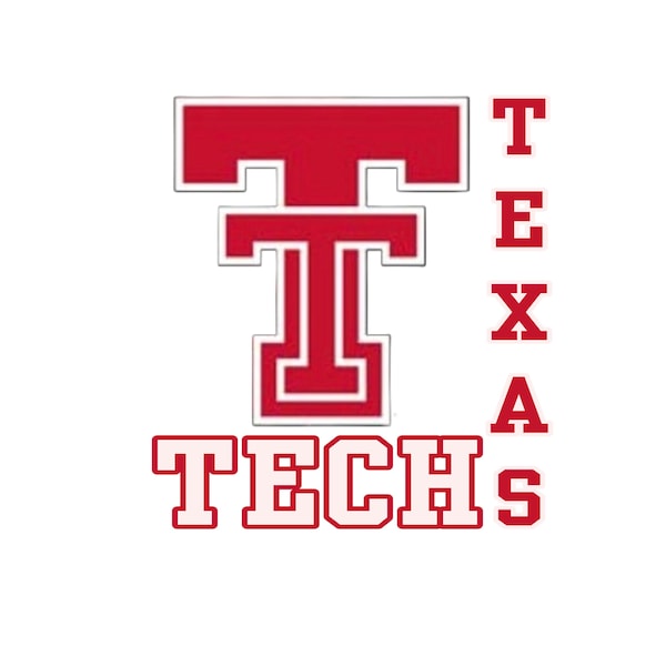 Texas Tech Embroidery - Etsy