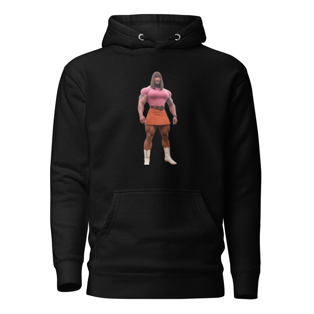 Dora the Rock Hoodie, Dora the Explorer as Dwayne Johnson Sweater ...