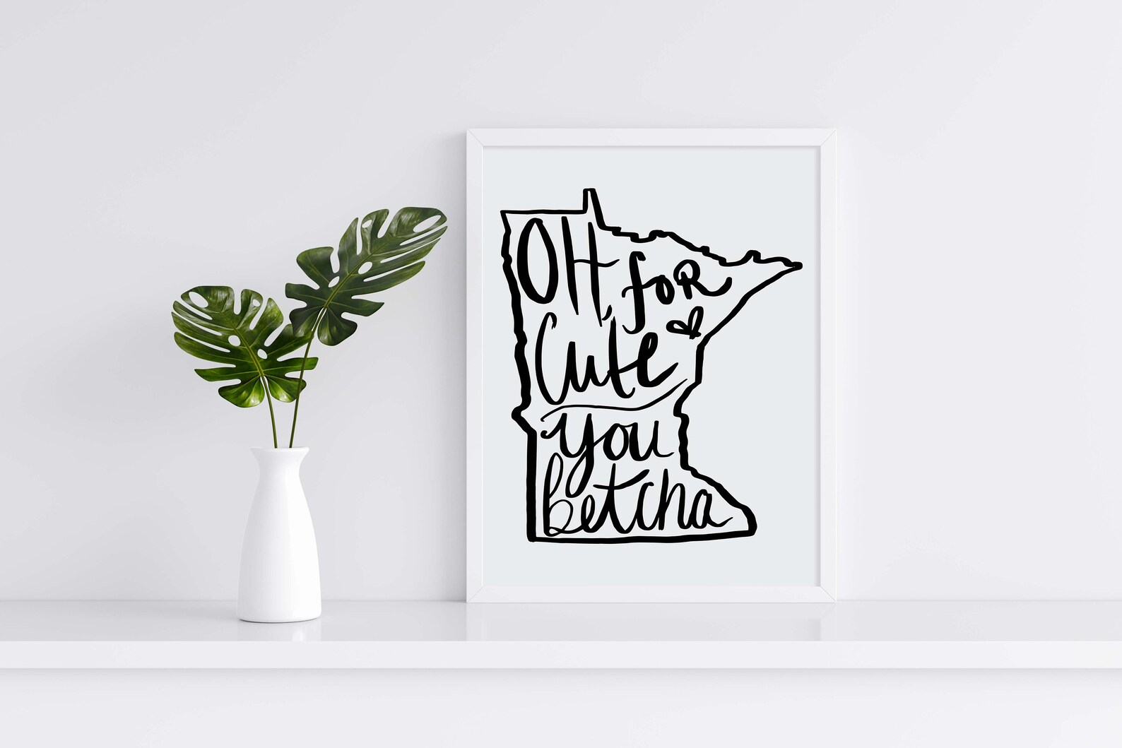 Minnesota Print, State Outline of Minnesota, Minnesota Cut File ...