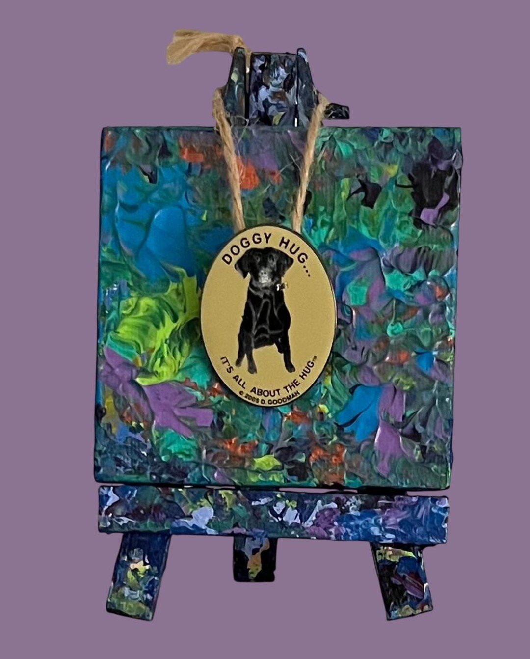 Black Lab Pin and Painting - Etsy