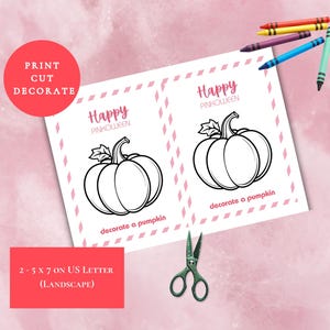 PRINTABLE Pinkoween Pumpkin Coloring Page, Halloween Activity Sheet ...