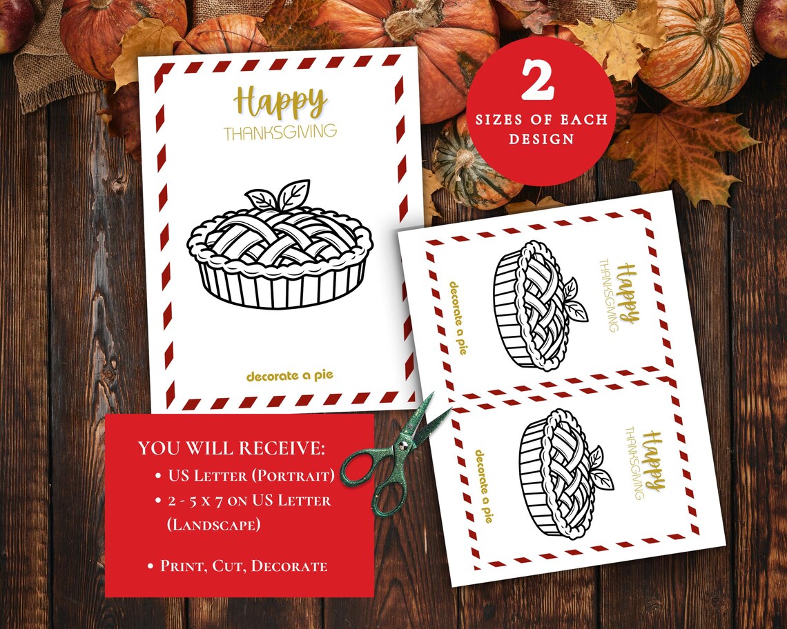 PRINTABLE Thanksgiving Coloring Pages Bundle, Kids Coloring Bundle ...