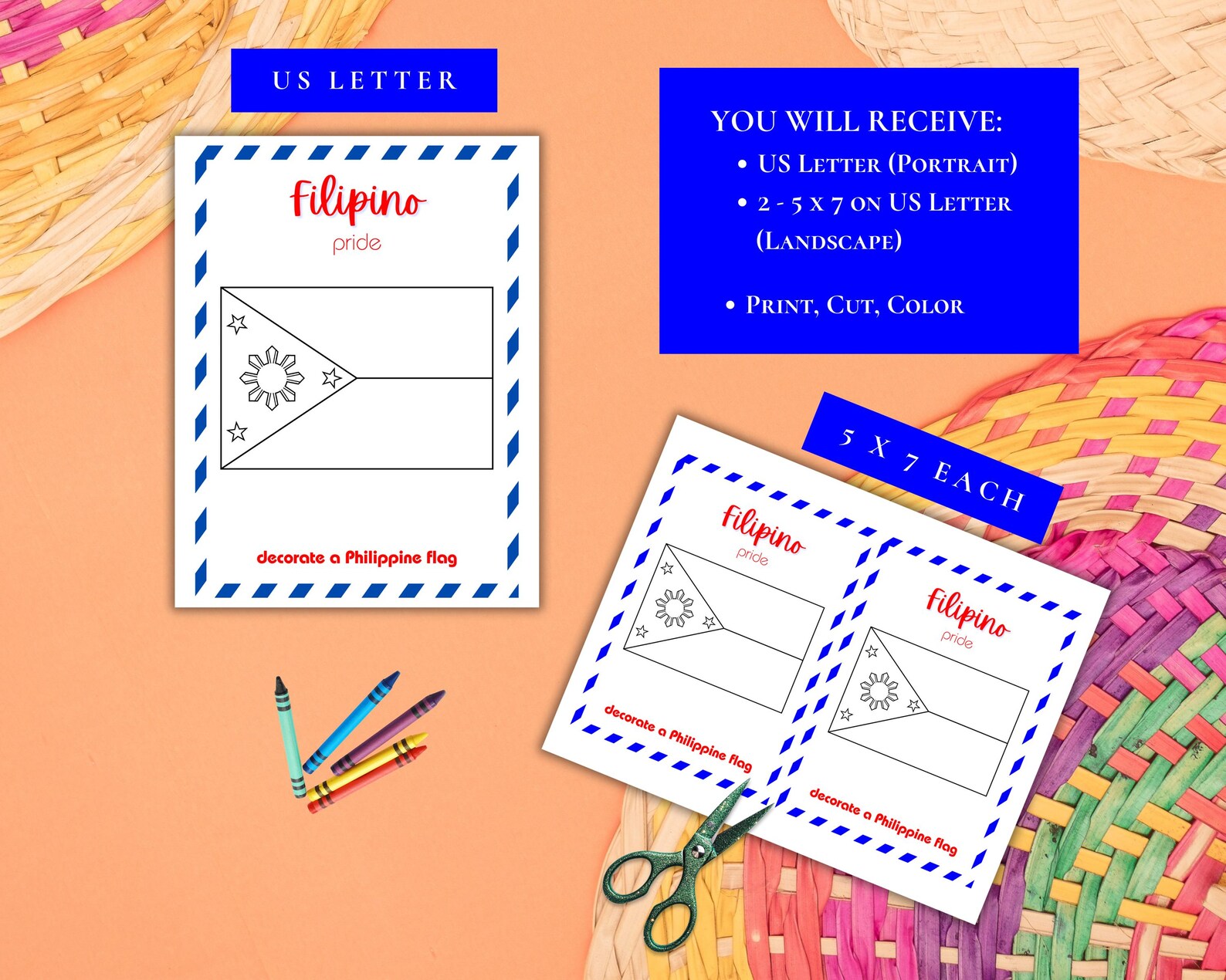 Filipino Pride, Coloring Pages for Kids, Coloring Sheets, Kids Coloring ...