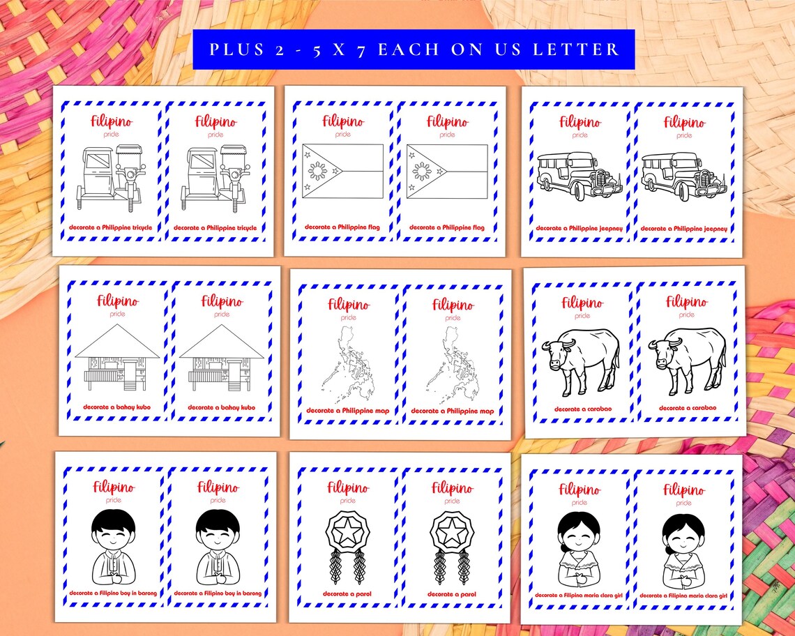 Filipino Pride, Coloring Pages for Kids, Coloring Sheets, Kids Coloring ...