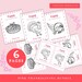 PRINTABLE Thanksgiving Coloring Pages Bundle, Kids Coloring Bundle ...