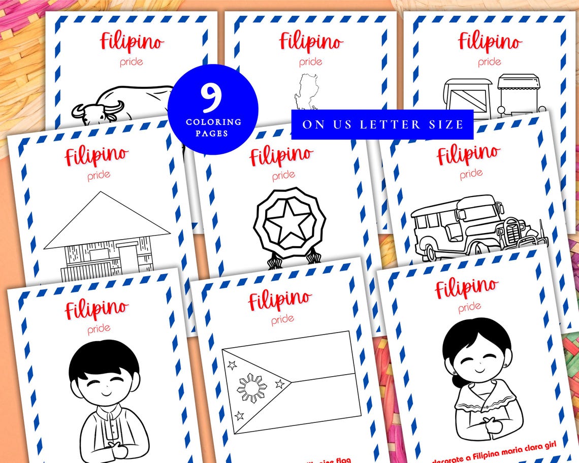 Filipino Pride, Coloring Pages for Kids, Coloring Sheets, Kids Coloring ...