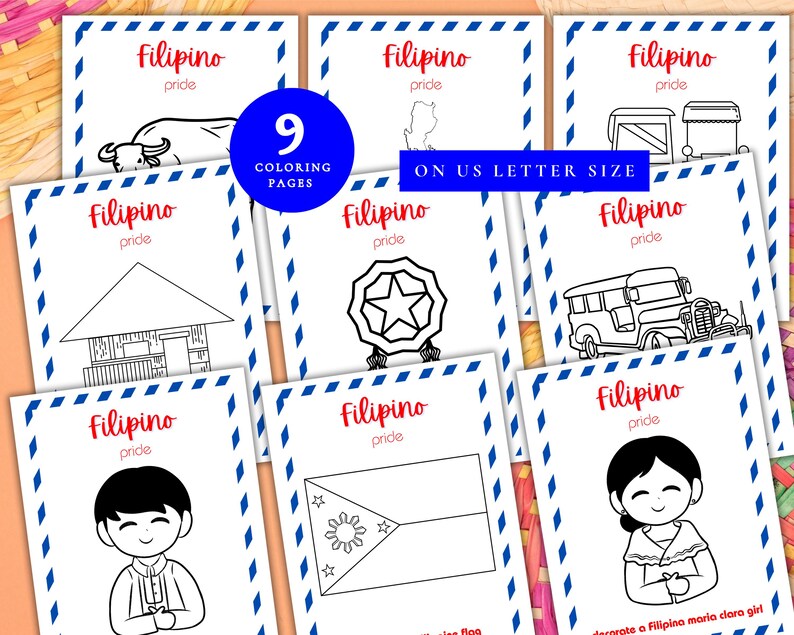 Filipino Pride, Coloring Pages for Kids, Coloring Sheets, Kids Coloring ...