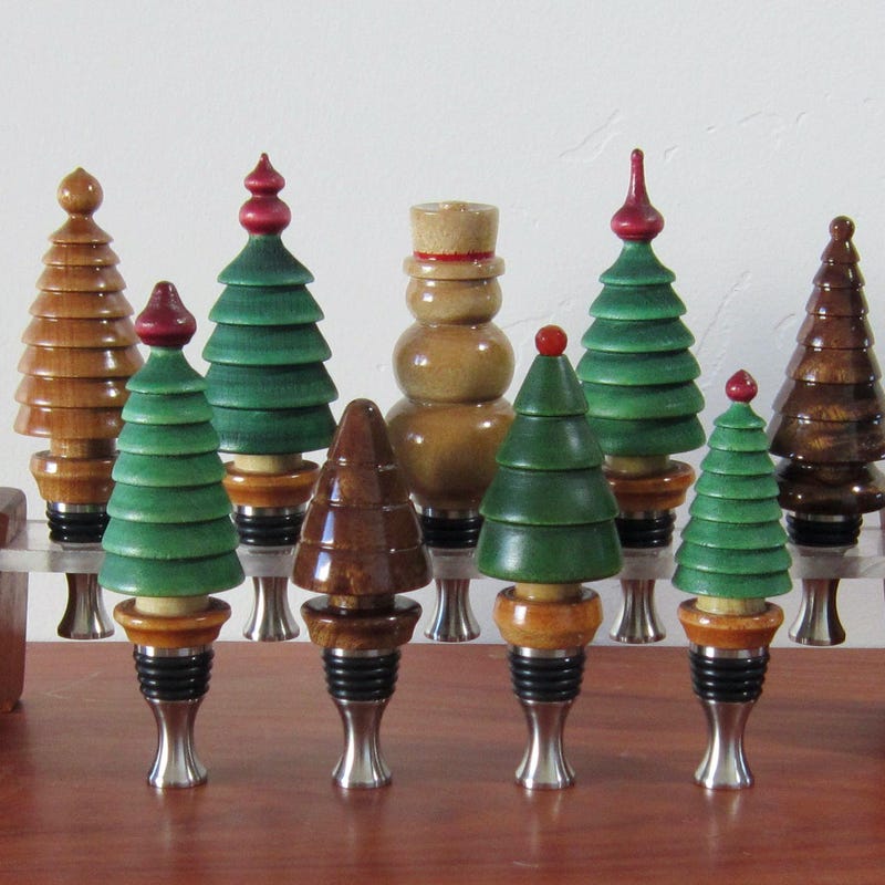 Wood Turned Wine Stopper - Etsy