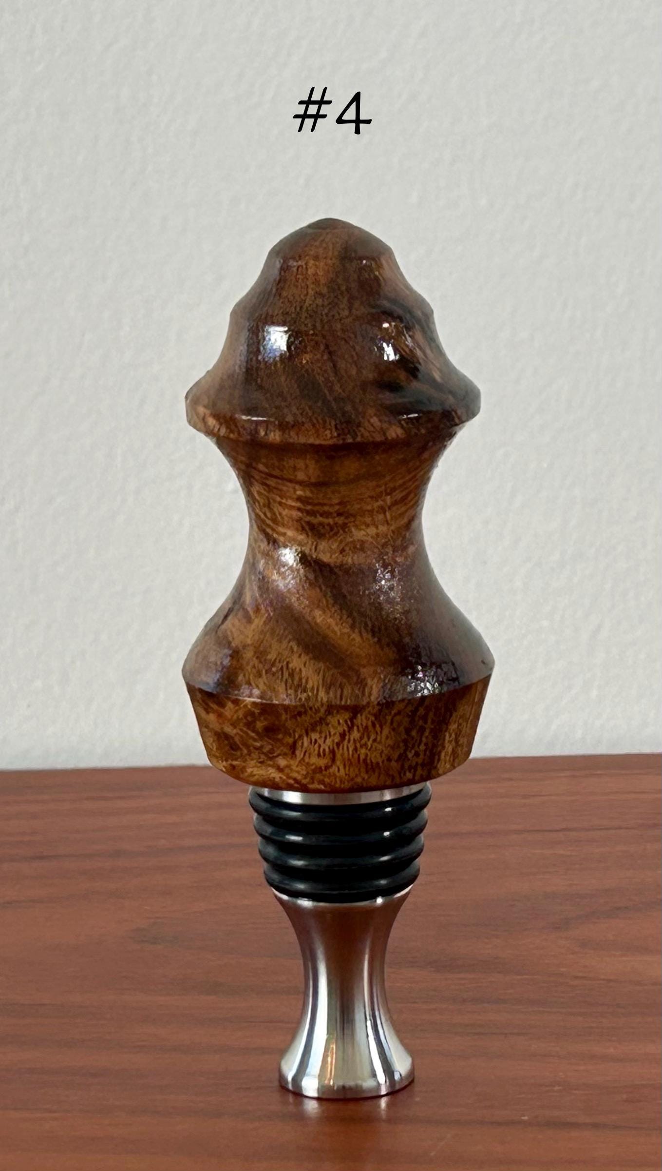 Hand Turned Wooden Bottle Stoppers - Etsy
