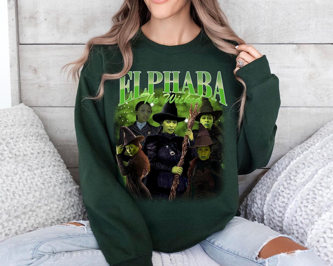 Wicked Elphaba the Wicked, Glinda the Good the Musical Shirt, Shiz ...