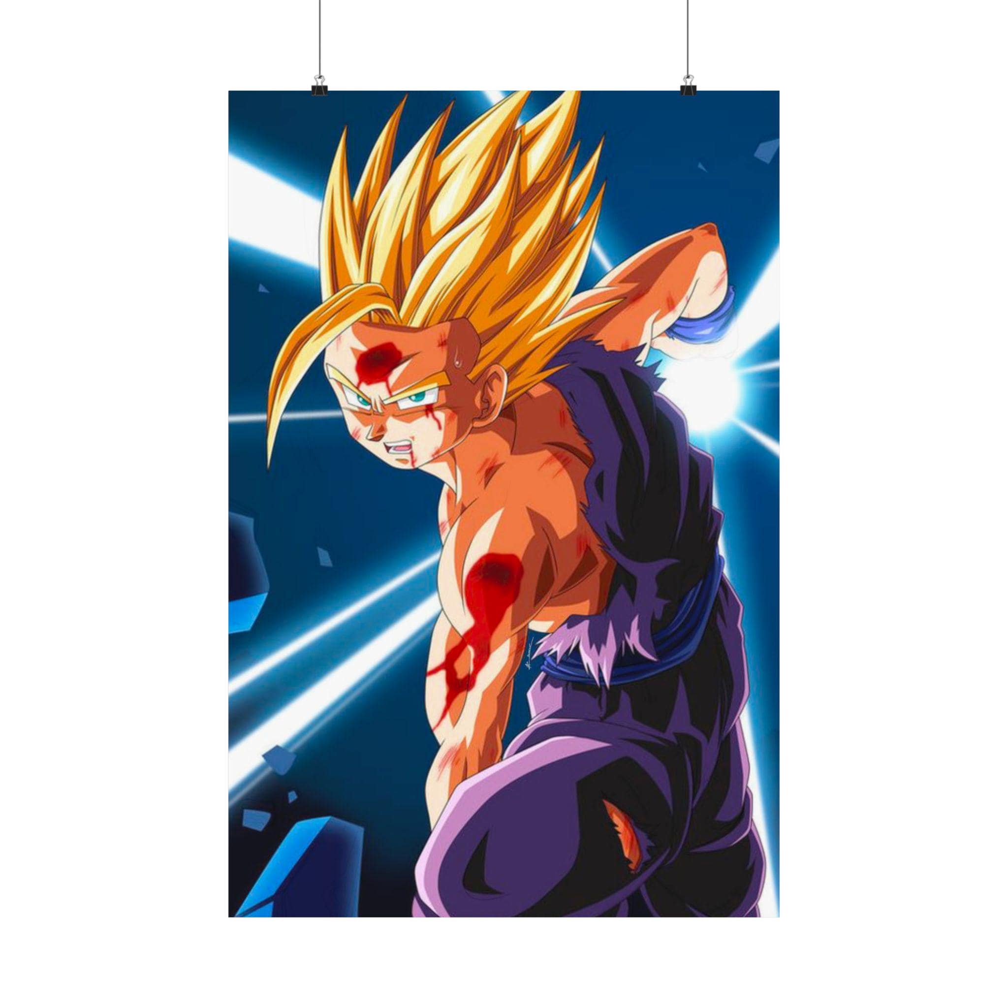 Super Saiyan 2 Gohan Poster - Etsy
