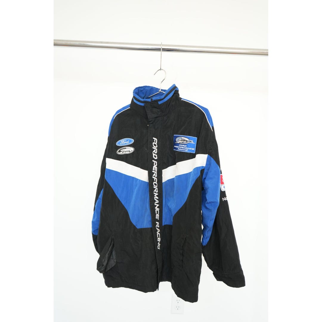 Vintage WRC Embroidered F1 Ford Racing Jacket Multicolor Size XL Men's ...