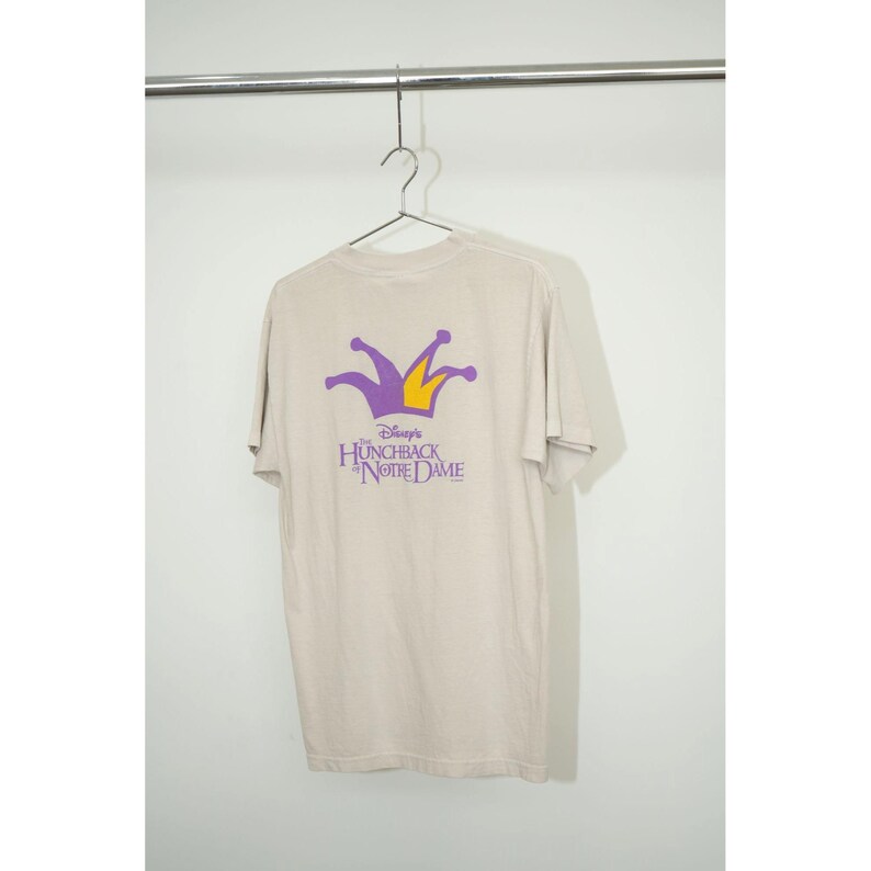 Vintage Disney Hunchback of Notre Dame Graphic Tee Shirt Beige Large ...