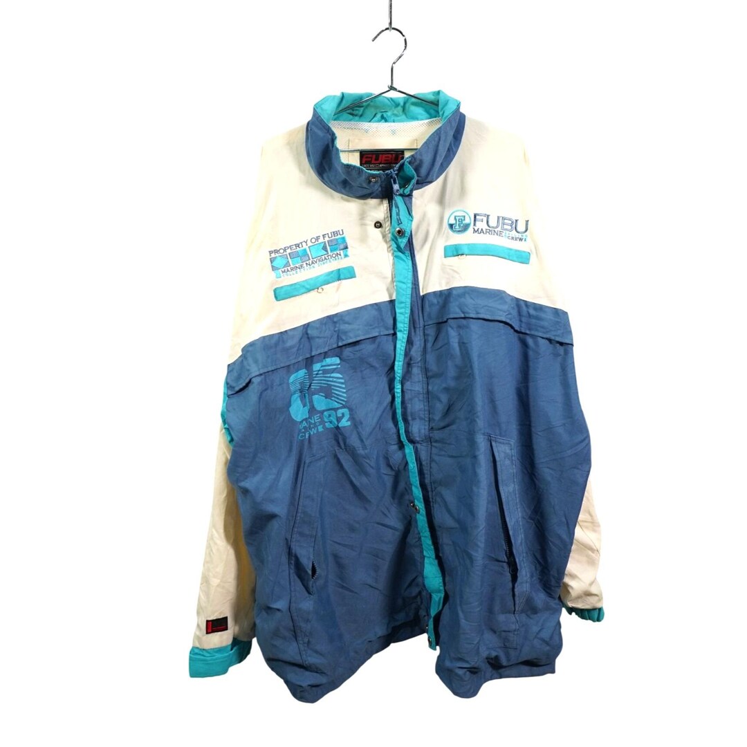 Vintage FUBU Sports Marine Sailing Crew Full Zip Mid-length Jacket ...