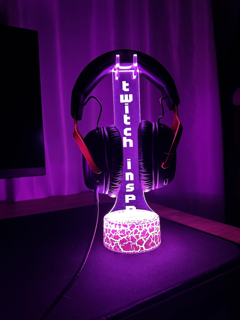 Personalized Led Headphone Holder,headset Accessories,gaming Headphone ...