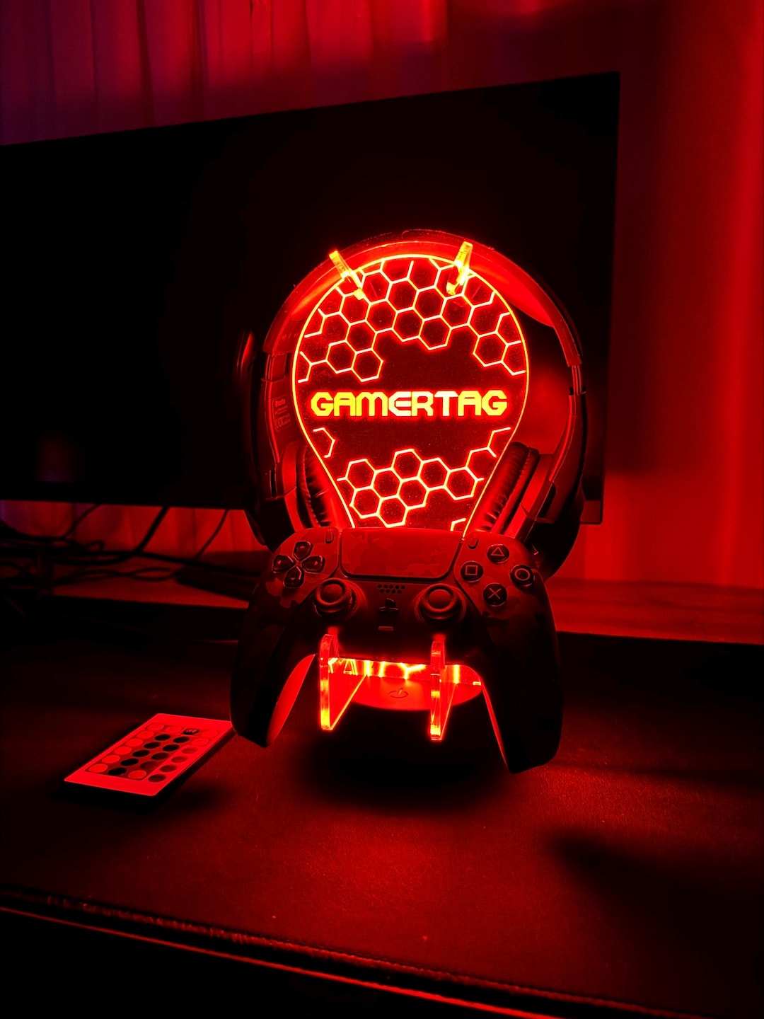 Personalized Led Controller Stand,ps Xbox Accessories,headset Headphone ...