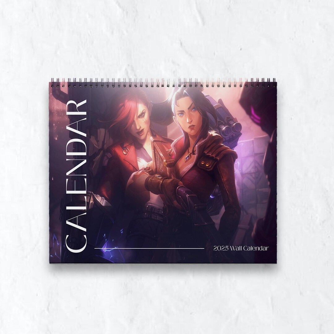 Arcane Calendar 2025 League of Legends,wall Calendar Jinx, Silco ...