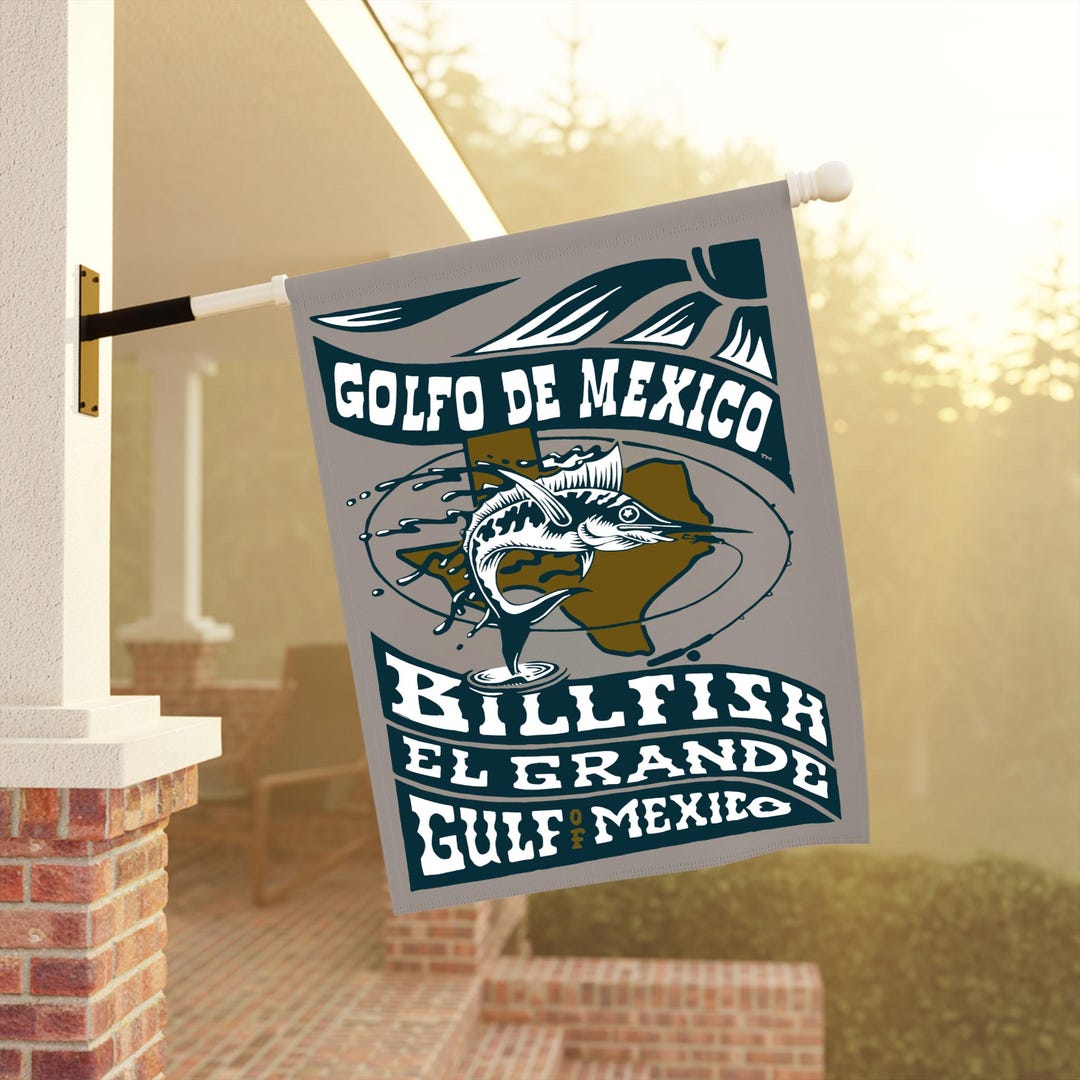 El Golfo De México Dolphin Gulf of Mexico Flag/funny El Golfo De Mexico ...