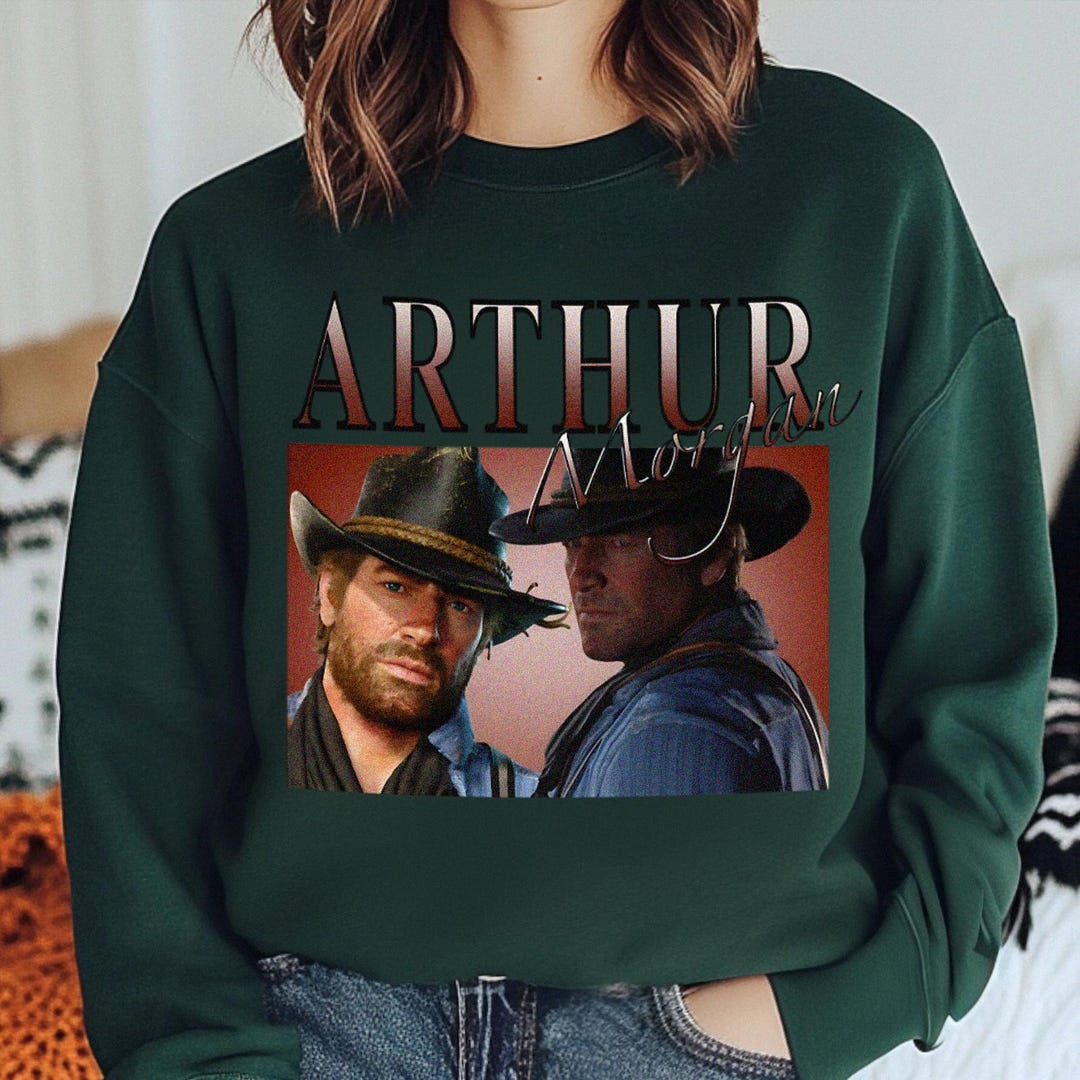 Arthur Morgan X Santa Claus Vintage T-shirt, Gift for Woman and Man ...