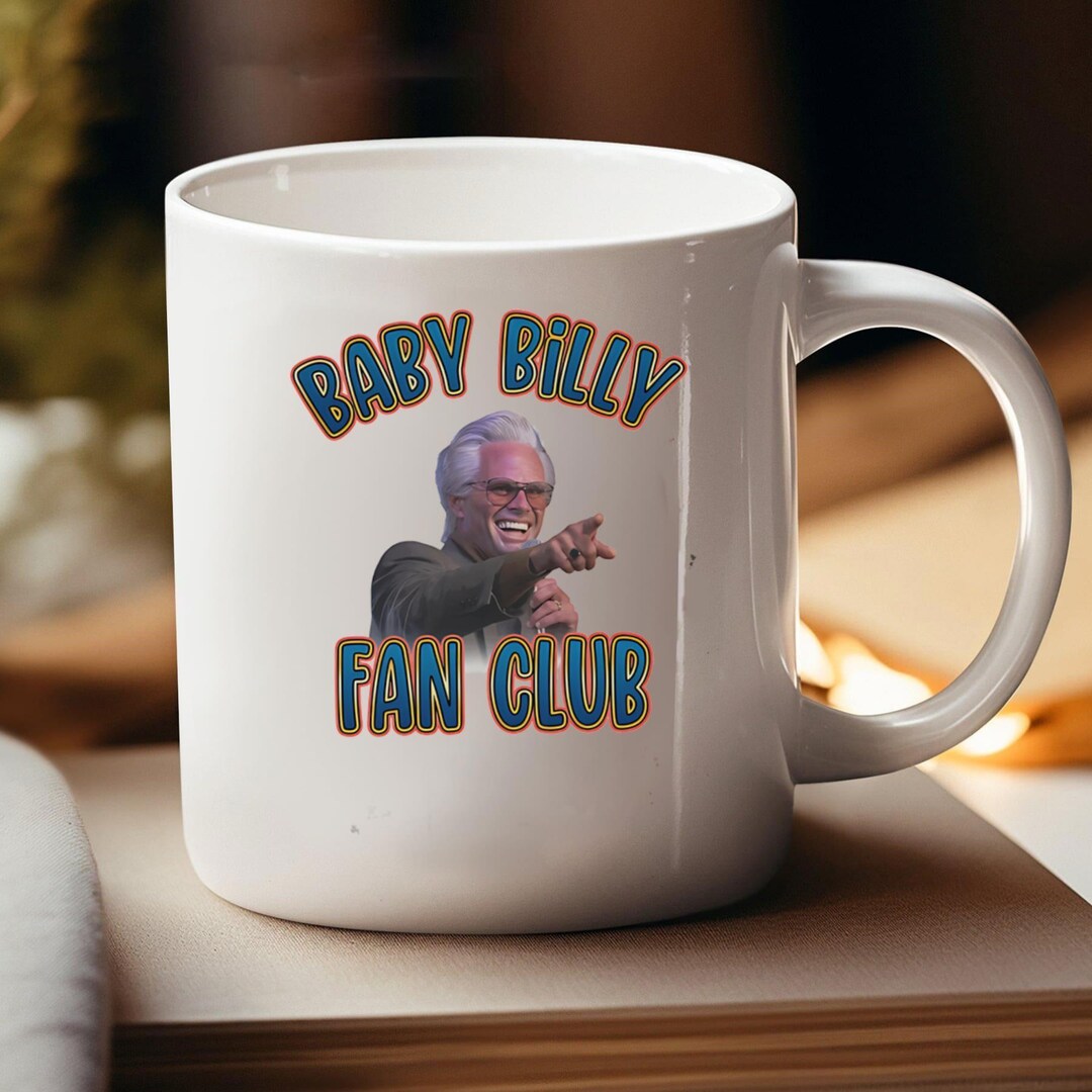 Baby Billy Fan Club Cup, Bible Bonkers Coffee Ceramic Mug, Dishwasher ...