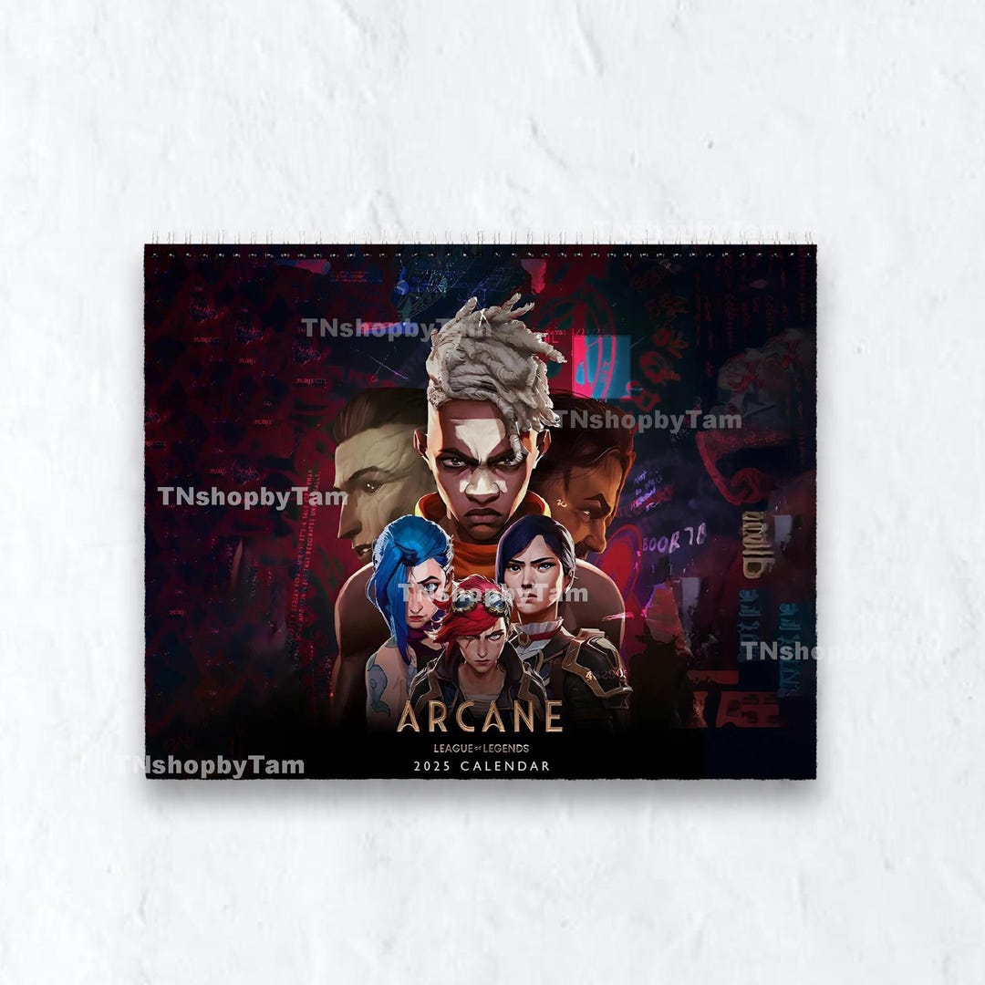 Arcane Calendar (2025), Wall Calendar | Jinx, Silco, Viktor, Ekko ...