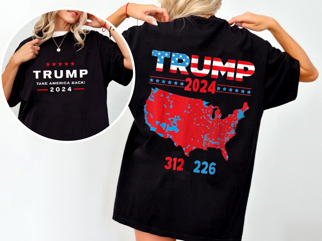 Trump Winner 312 Electoral Map PNG Svg Jpg Eps, 2024 Electoral Map ...