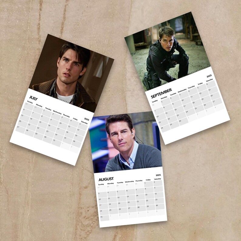 2026 Tom Cruise Wall Calendar | 2026 Wall Calendar | Tom Cruise | 2026 ...