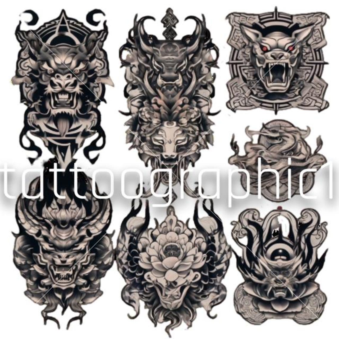 Fancy Tribal Tattoos SVG Bundle | Tribal Tattoo Art for Cricut and ...