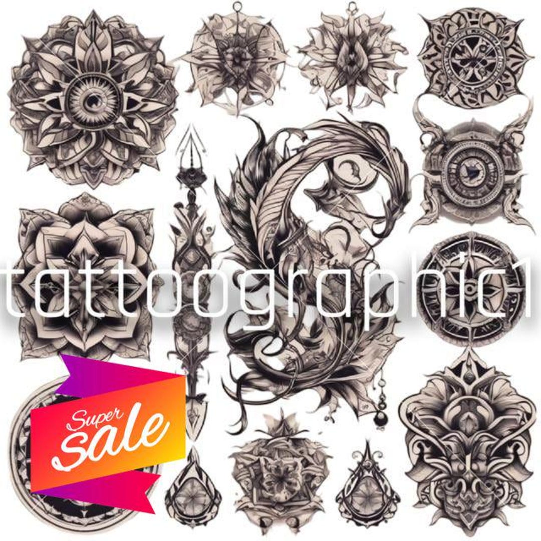 Etsy Title: Premium Retro Tattoo Design Bundles SVG & PNG Clipart for ...
