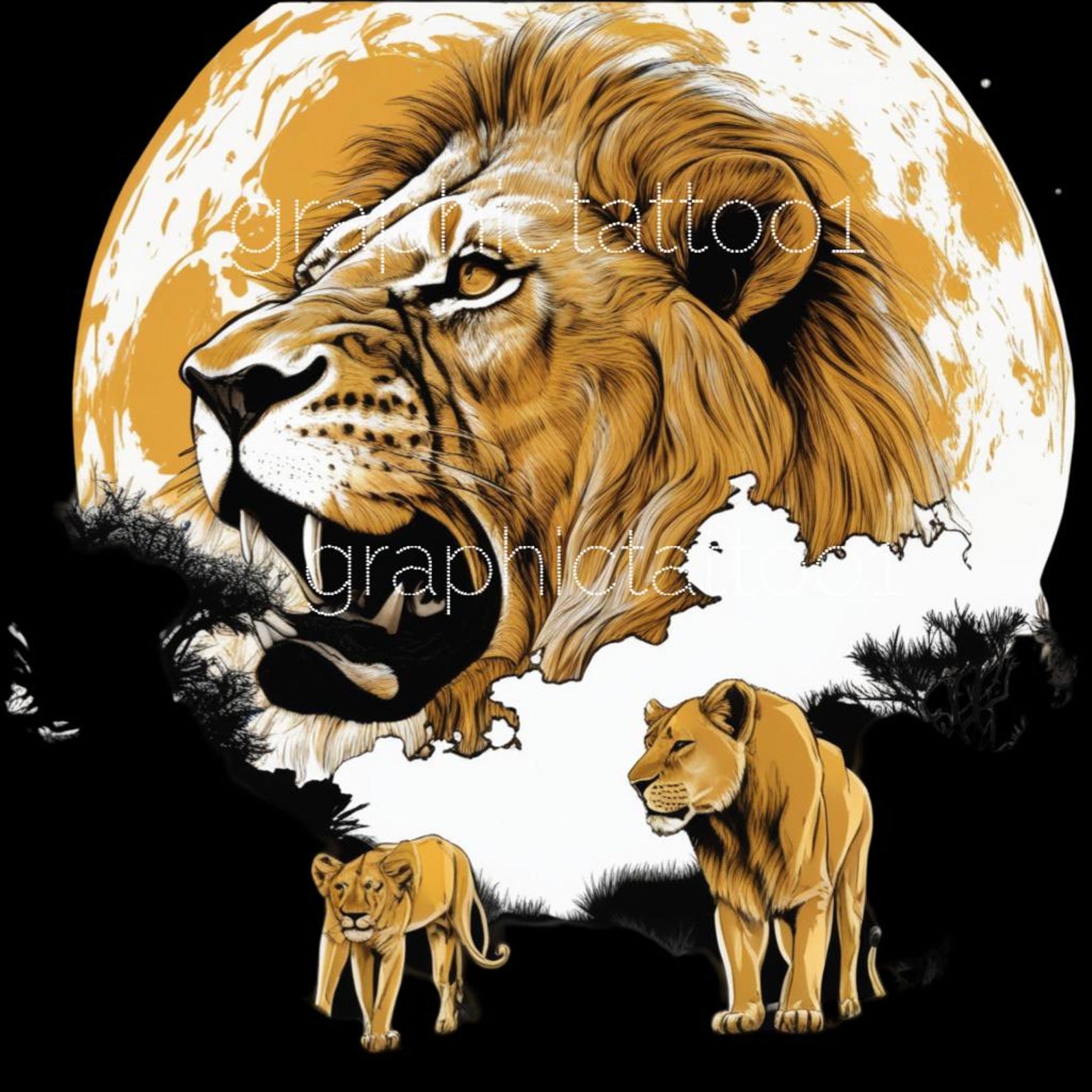 Bold Lion SVG - Perfect for Sublimation & Crafts - Etsy