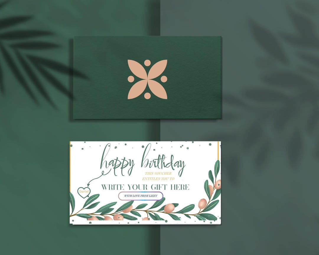 Green Birthday Card || Eco-friendly Birthday Card || Handmade Green ...