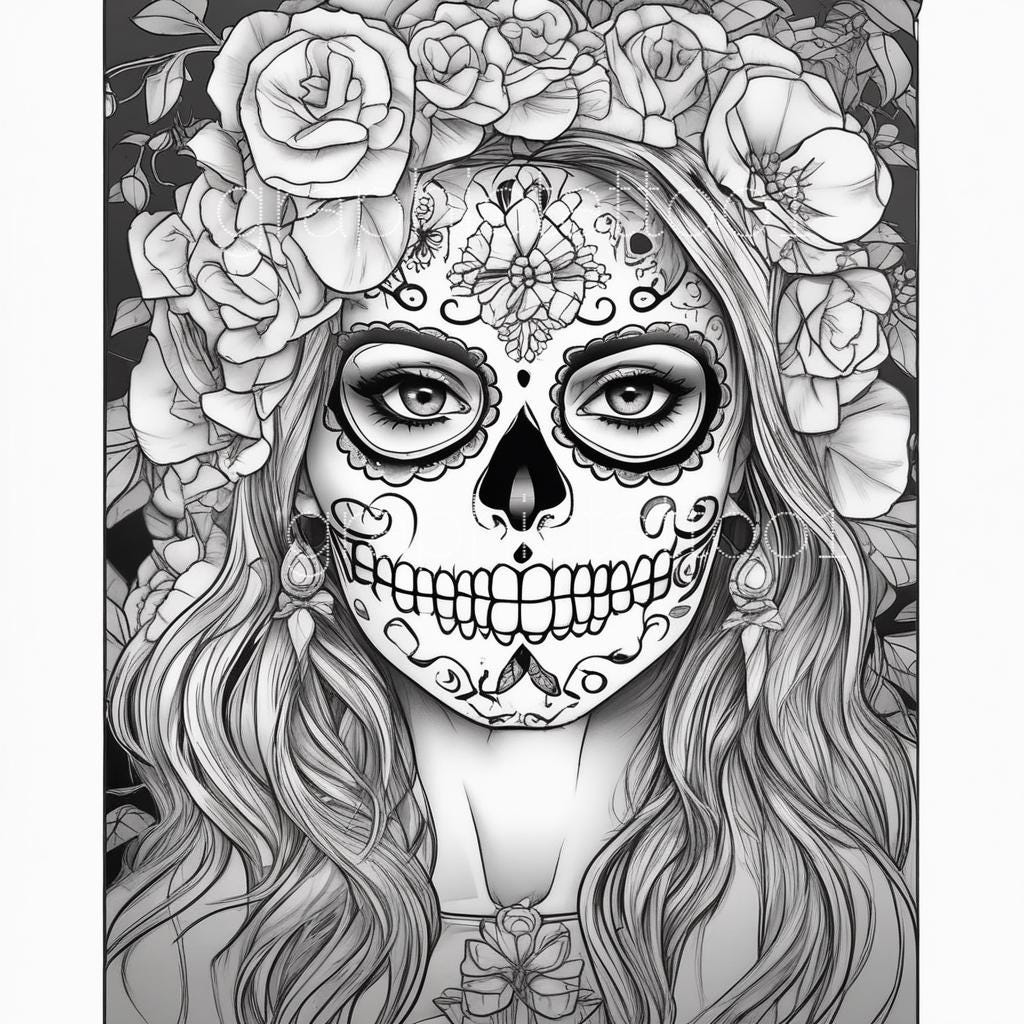 60 Unique Sugar Skull Girl Coloring Pages - Engaging Printables for ...