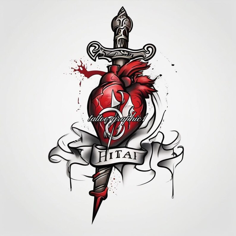 High Resolution Tattoo Graphics Bundle - 4 Original Designs - White ...
