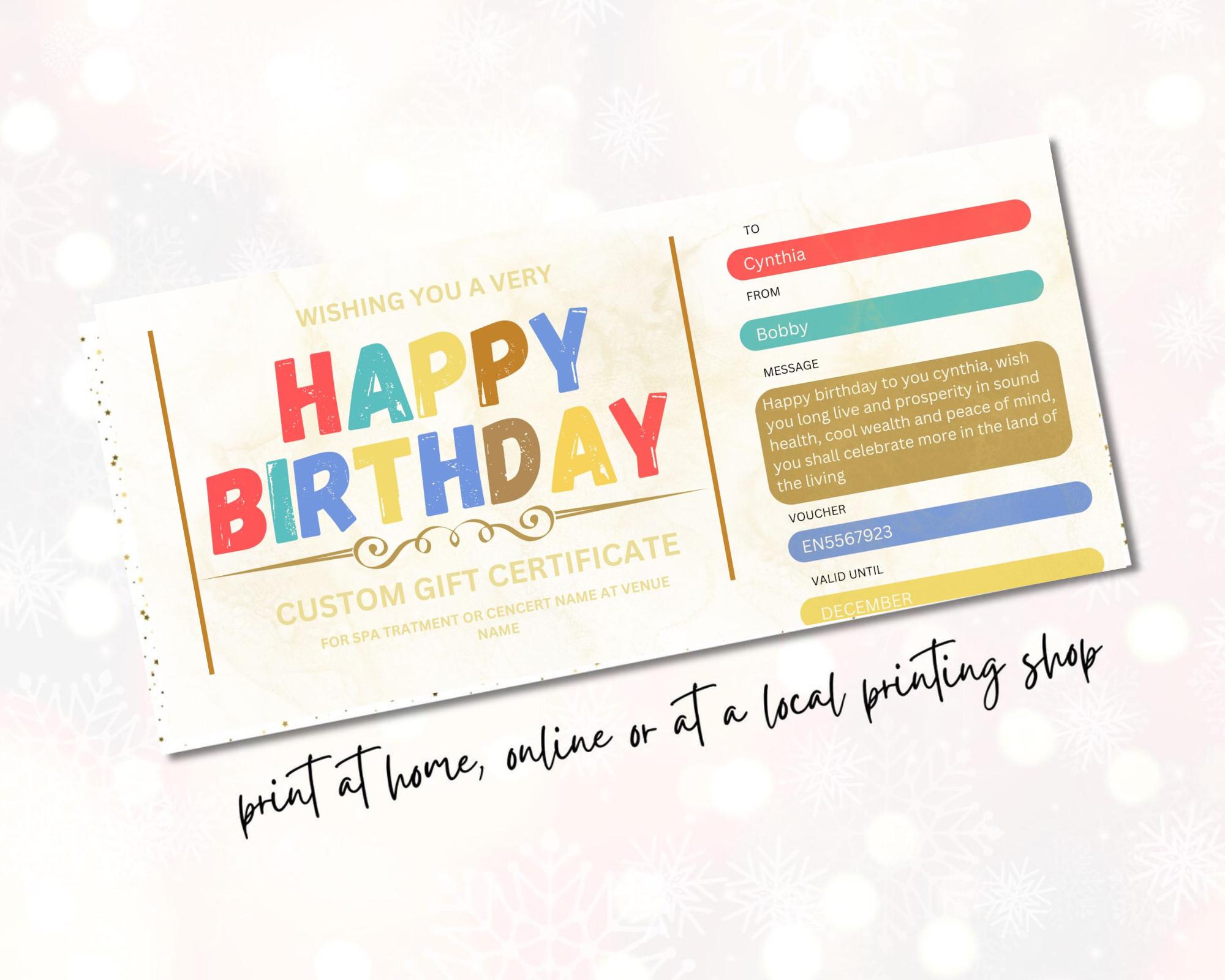 Downloadable Birthday Card || Printable Birthday Card || Instant ...