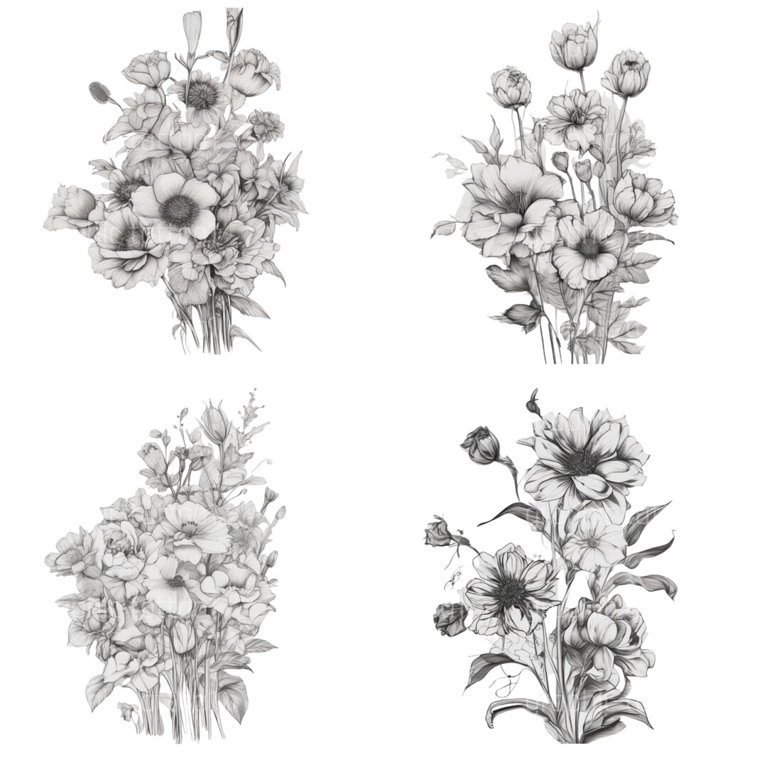 Unique Wildflower and Boho Floral SVG Collection | Beautiful Garden ...