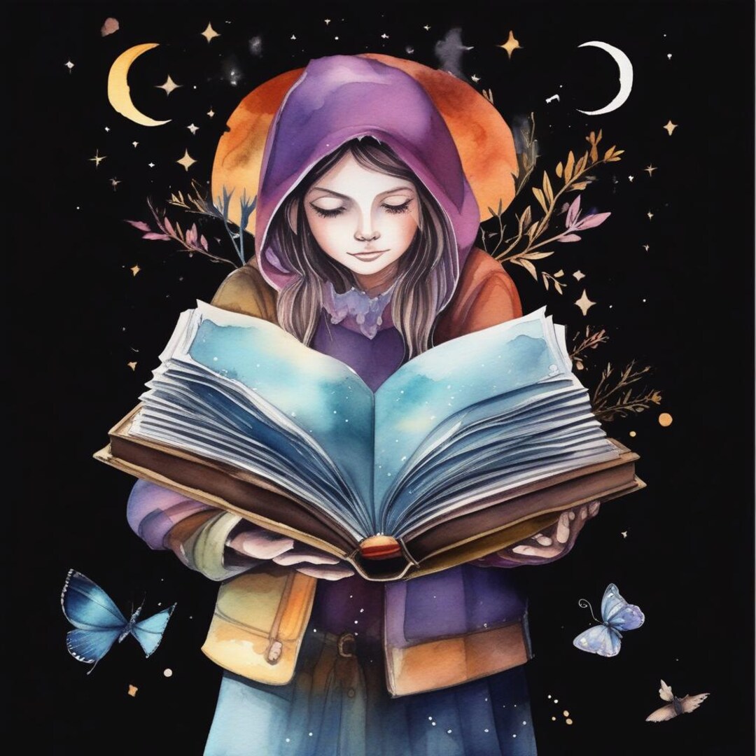 Magical Open Book Clipart | Fantasy Landscape Bundle | 30 High-quality ...