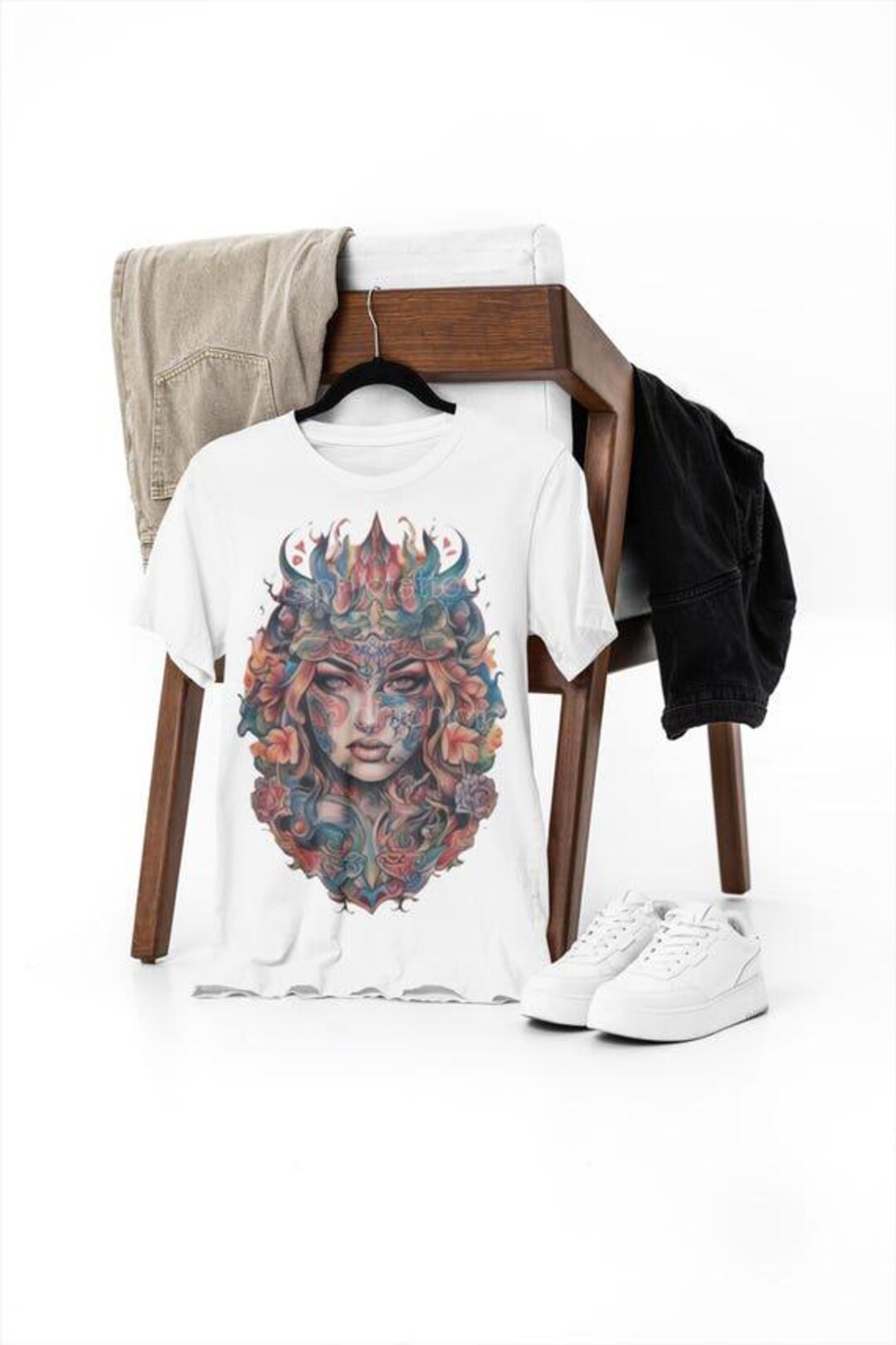 Aphrodite Tattoo Design | Unique Black Scale Art | High Resolution 4K ...