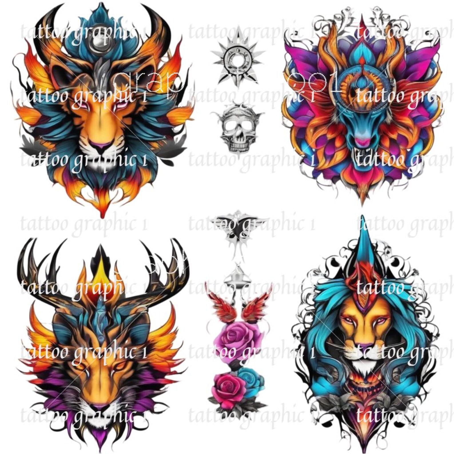Traditional Tattoos SVG Bundle | 60 Clean Tattoo Art Bundle | Cricut ...