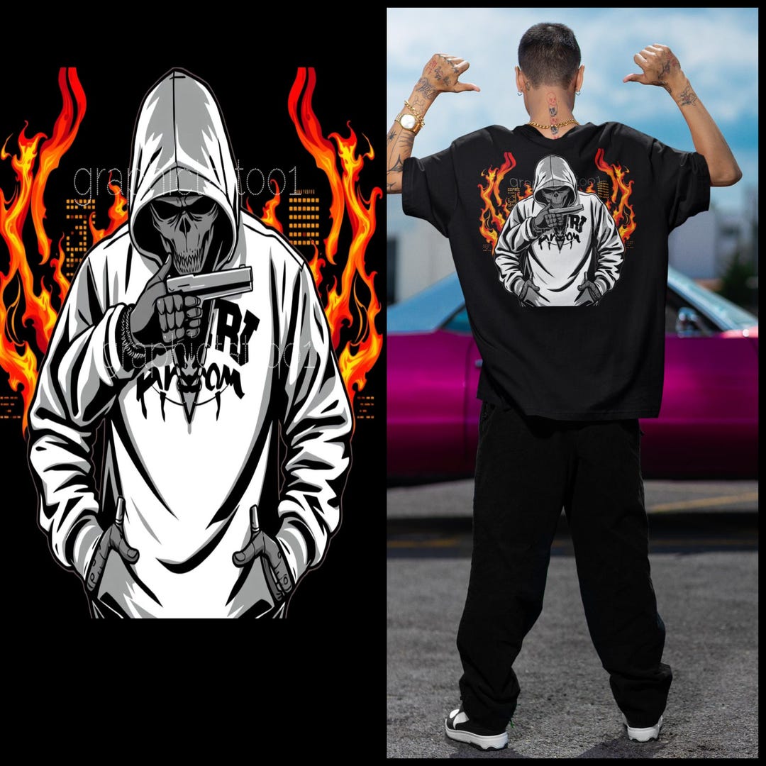 Hip-hop Swag: Killer Gangster & Thug Life Designs - Instant Download ...