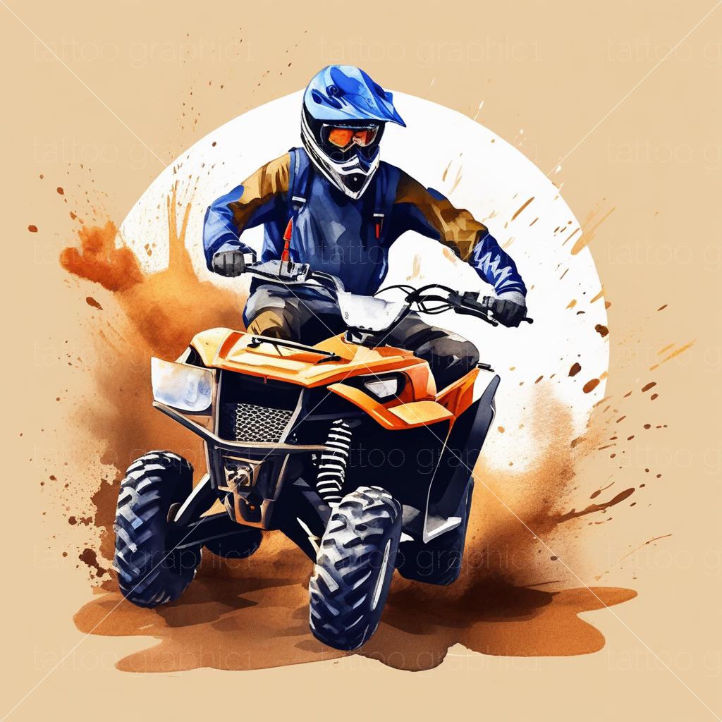UTV Watercolor Clipart - 10 Utility Task Vehicle Illustrations for Boys ...
