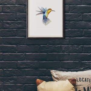 Printable Bird Wall Art - Digital Modern Decor, Colorful Bird Prints ...