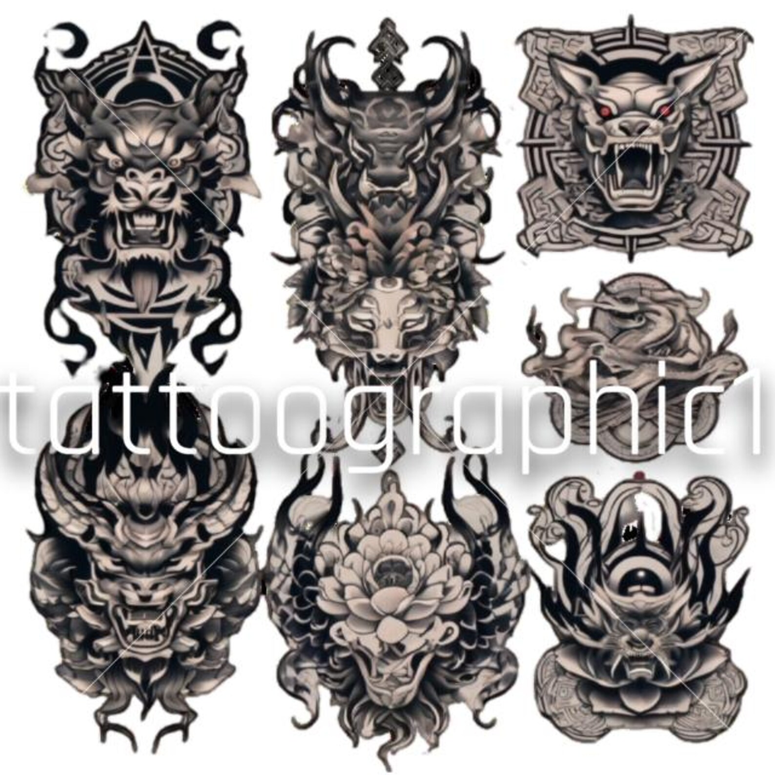 Fancy Tribal Tattoos SVG Bundle | Tribal Tattoo Art for Cricut and ...